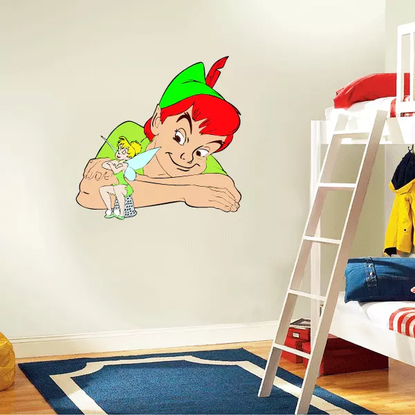 Peter Pan Cartoon Wall Decor Sticker Phone Decal Water Bottle Stickers ...