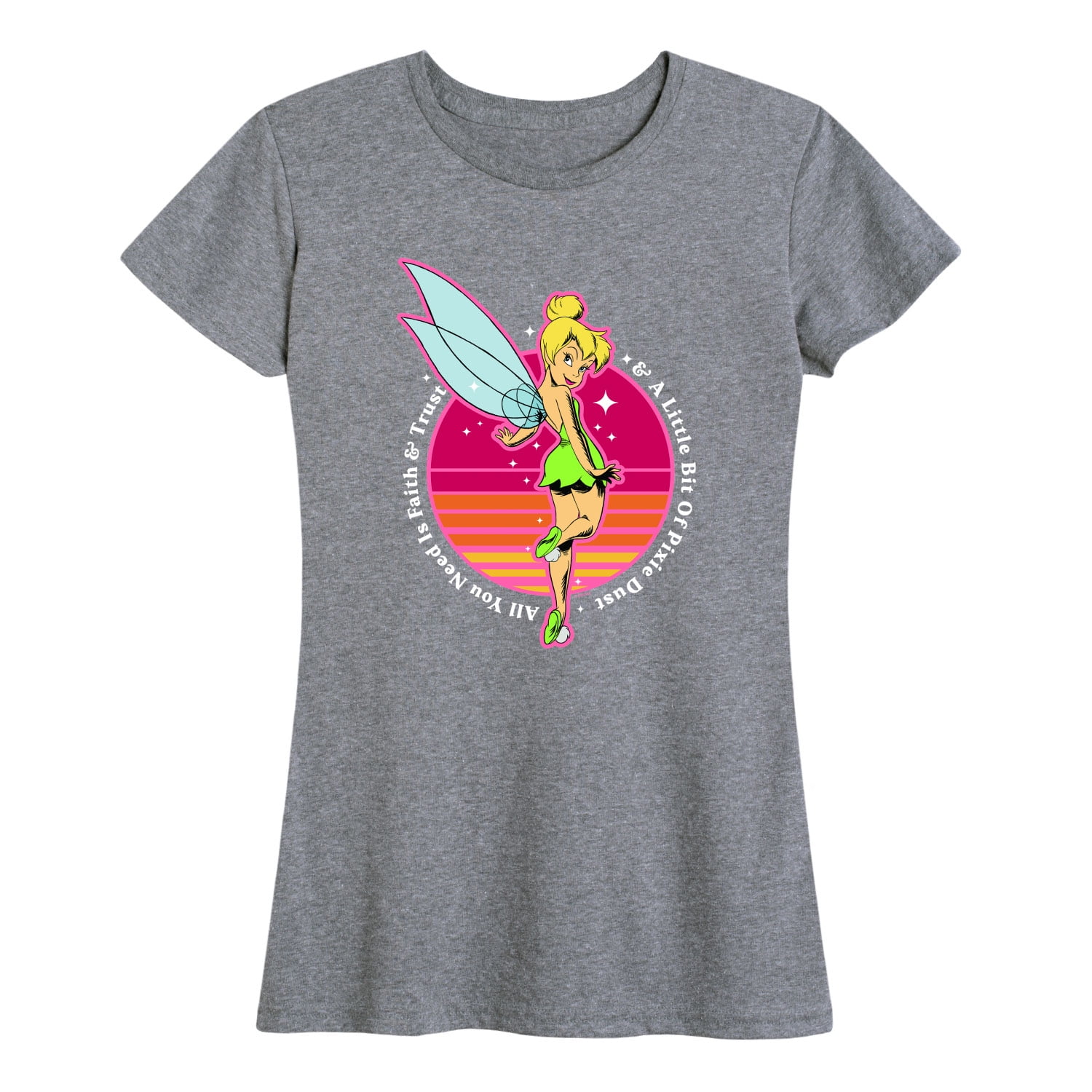Peter Pan - Faith Trust Pixie Dust - Women's Short Sleeve Graphic T ...