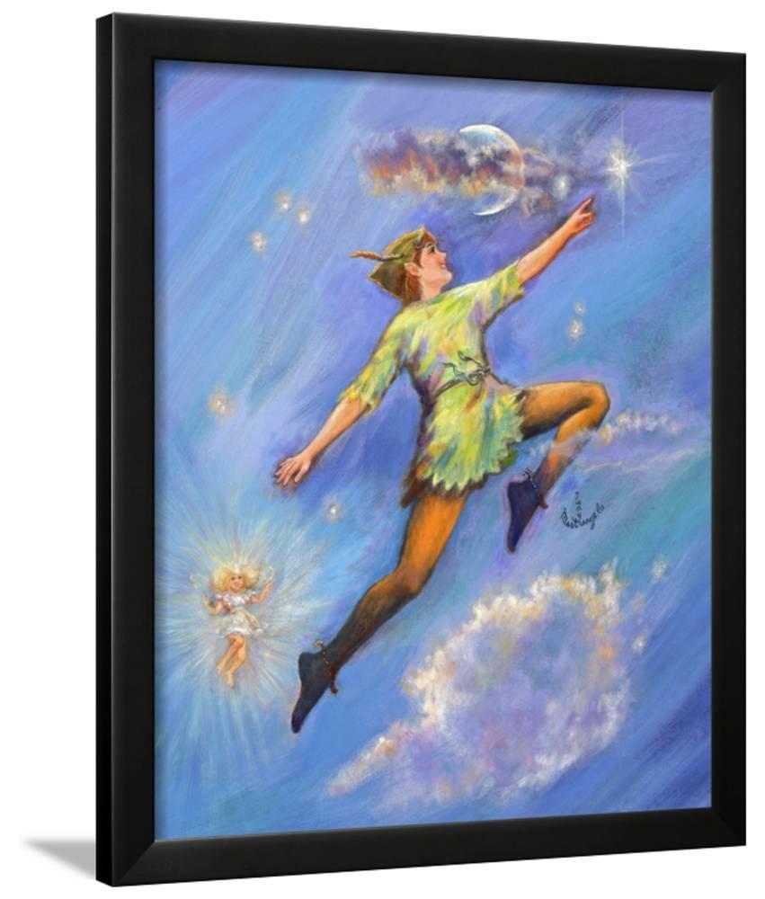 Peter Pan, Framed Art Print Wall Art by Judy Mastrangelo Sold by Art ...