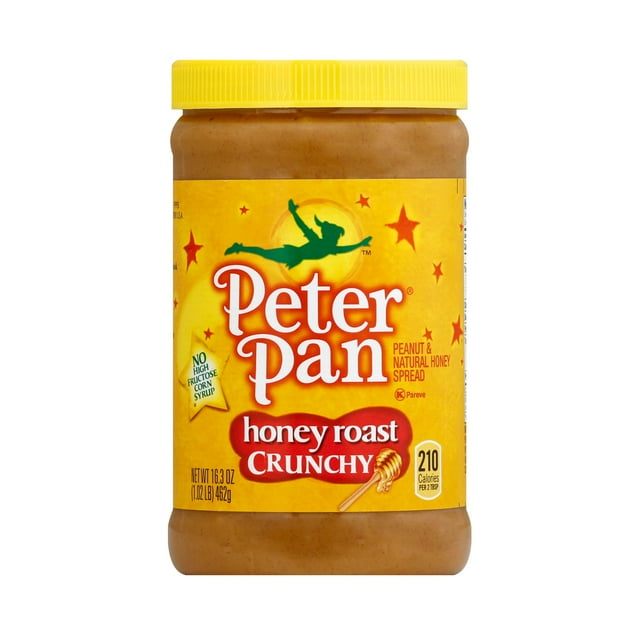 Peter Pan Honey Roast Crunchy Peanut Butter - 16.3 oz (Packaging May ...