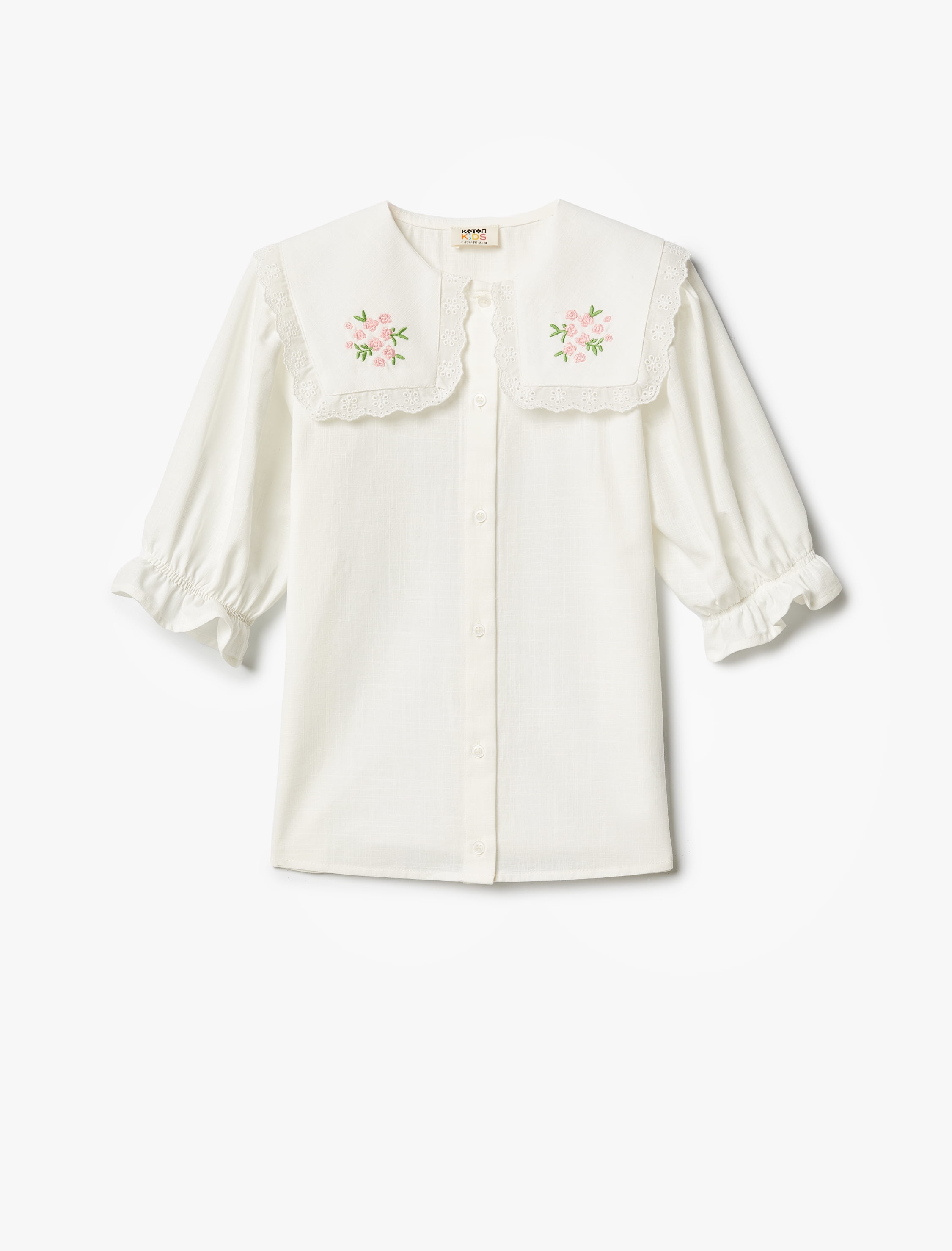 Peter Pan Neck Shirt - Walmart.com