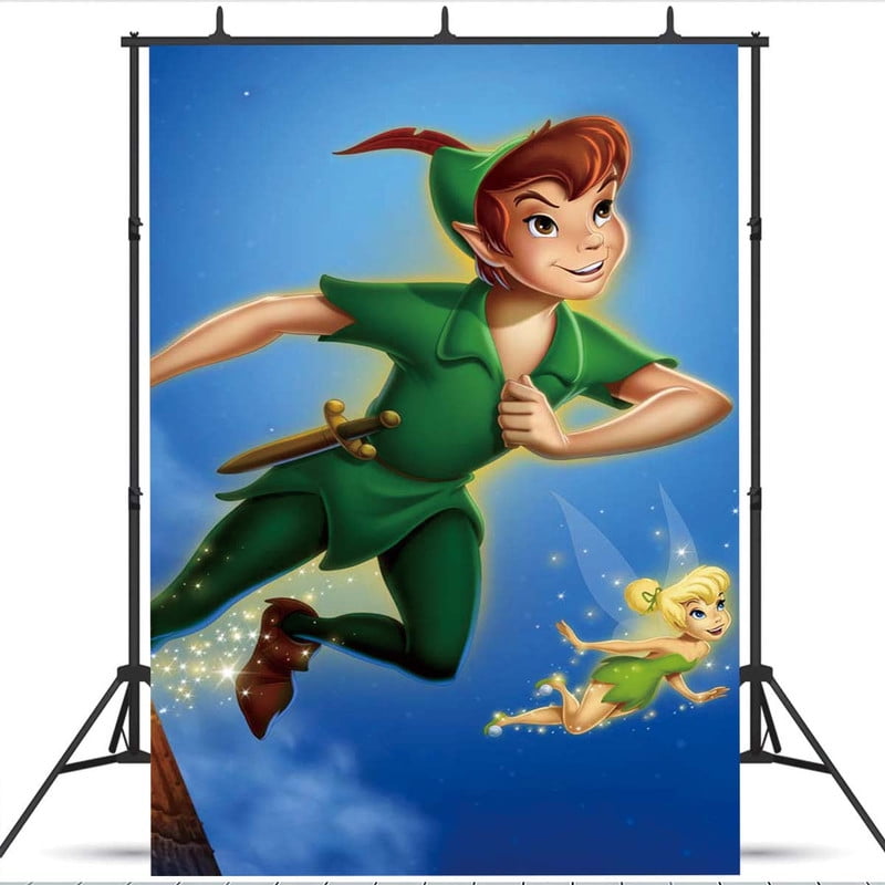 Peter Pan Party Supplies Backdrop Banner Poster Birthday Decorations ...