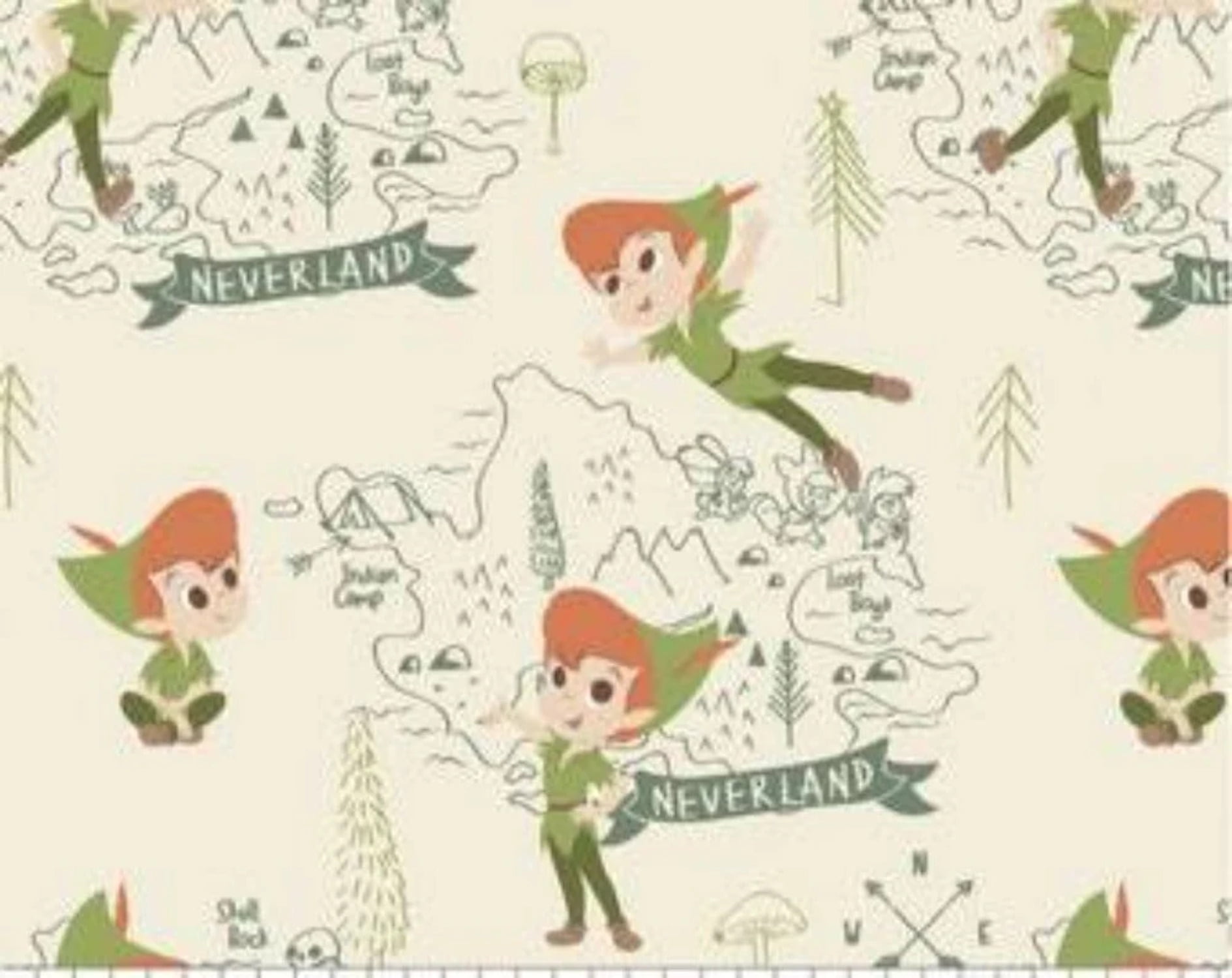 Peter Pan Tan Flannel Fabric - Walmart.com