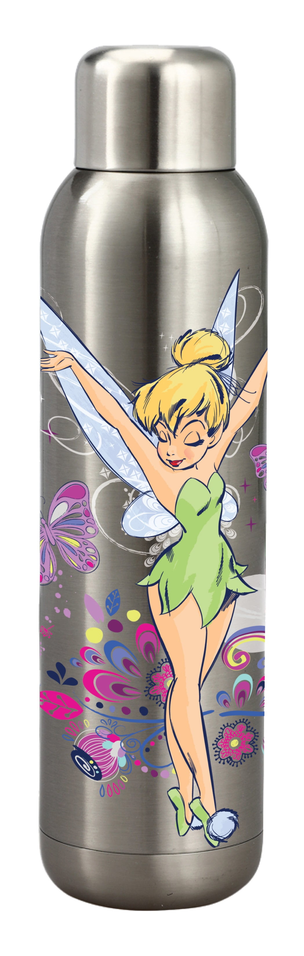 Peter Pan Tinkerbell 22 Oz Stainless Steel Water Bottle - Walmart.com