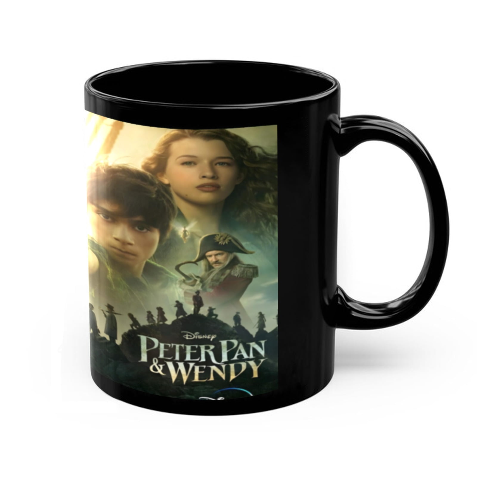 Peter Pan & Wendy Custom Ceramic Mug—Art That Survives the Microwave ...