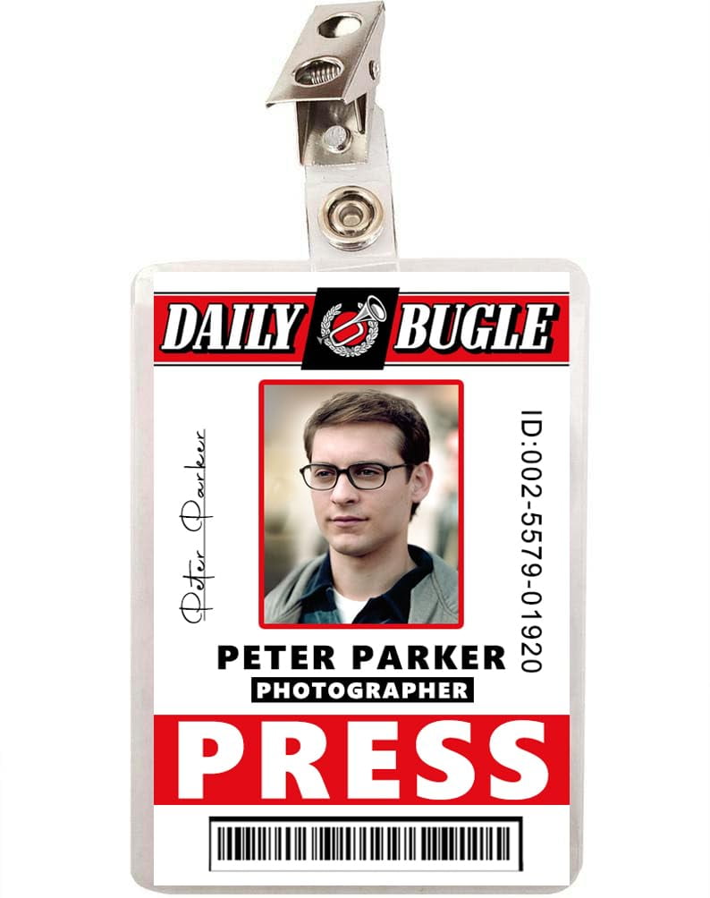 Peter Parker Daily Bugle Press Pass ID Badge - Walmart.com