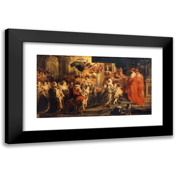 Peter Paul Rubens 14x10 Black Modern Framed Museum Art Print Titled ...