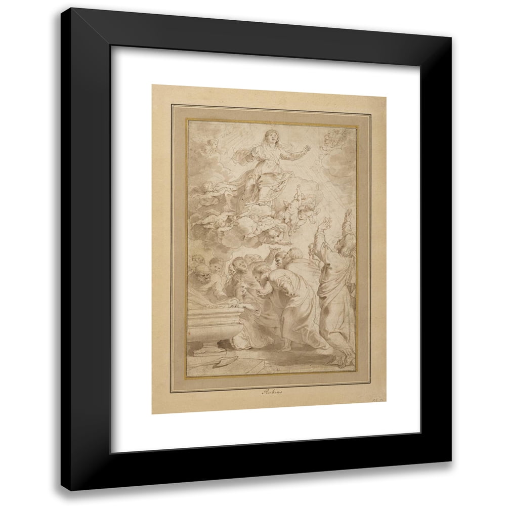 Peter Paul Rubens 14x18 Black Modern Framed Museum Art Print Titled ...
