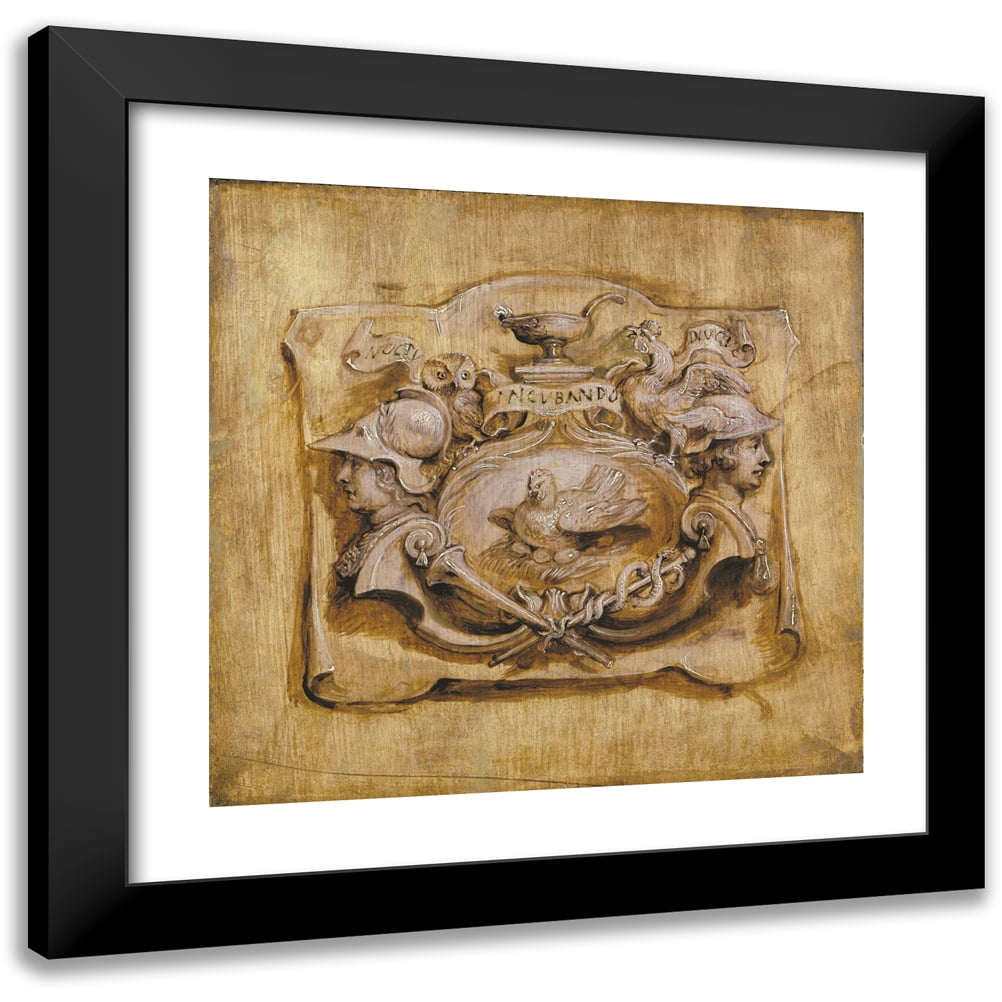 Peter Paul Rubens 15x15 Black Modern Framed Museum Art Print Titled ...