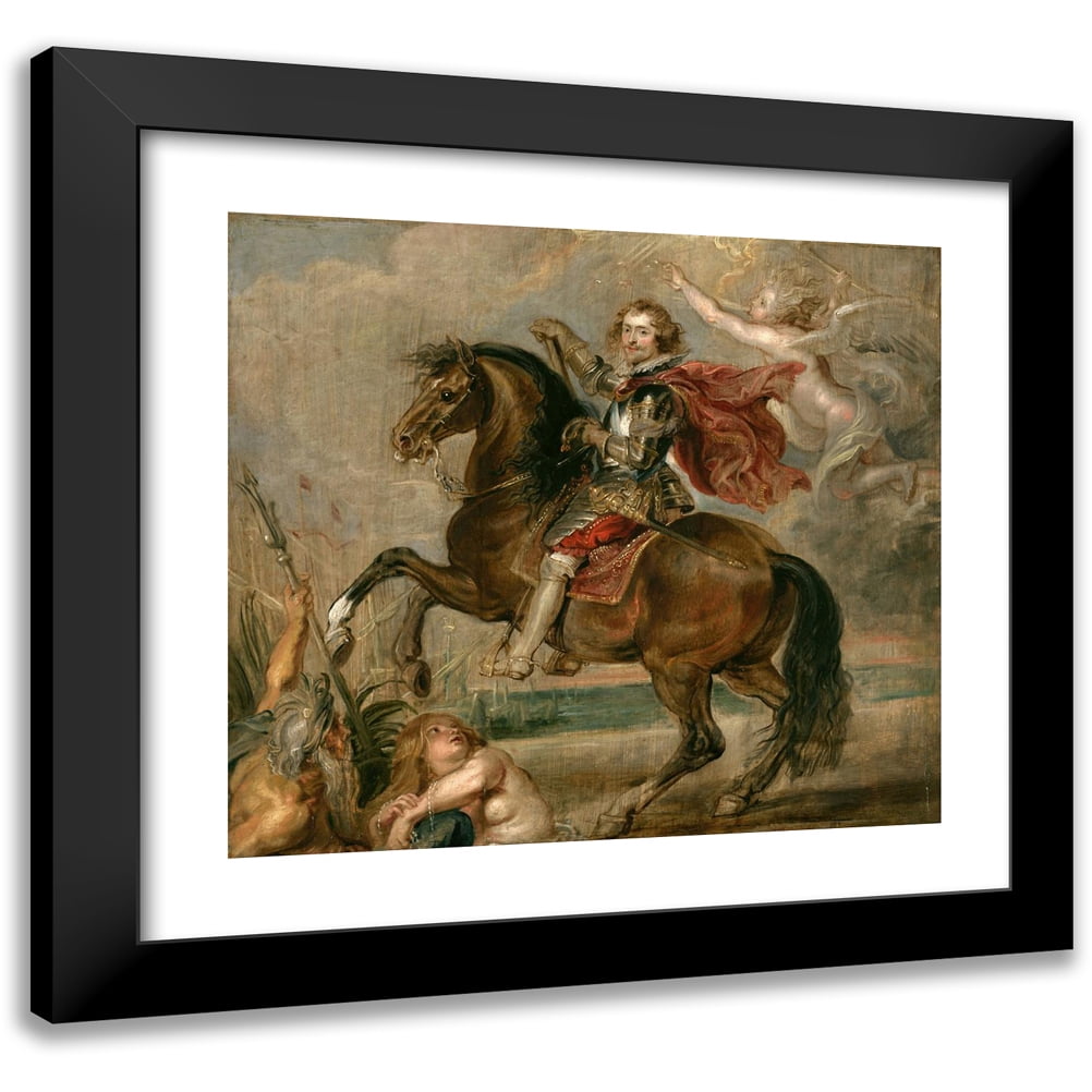 Peter Paul Rubens 22x20 Black Modern Framed Museum Art Print Titled ...