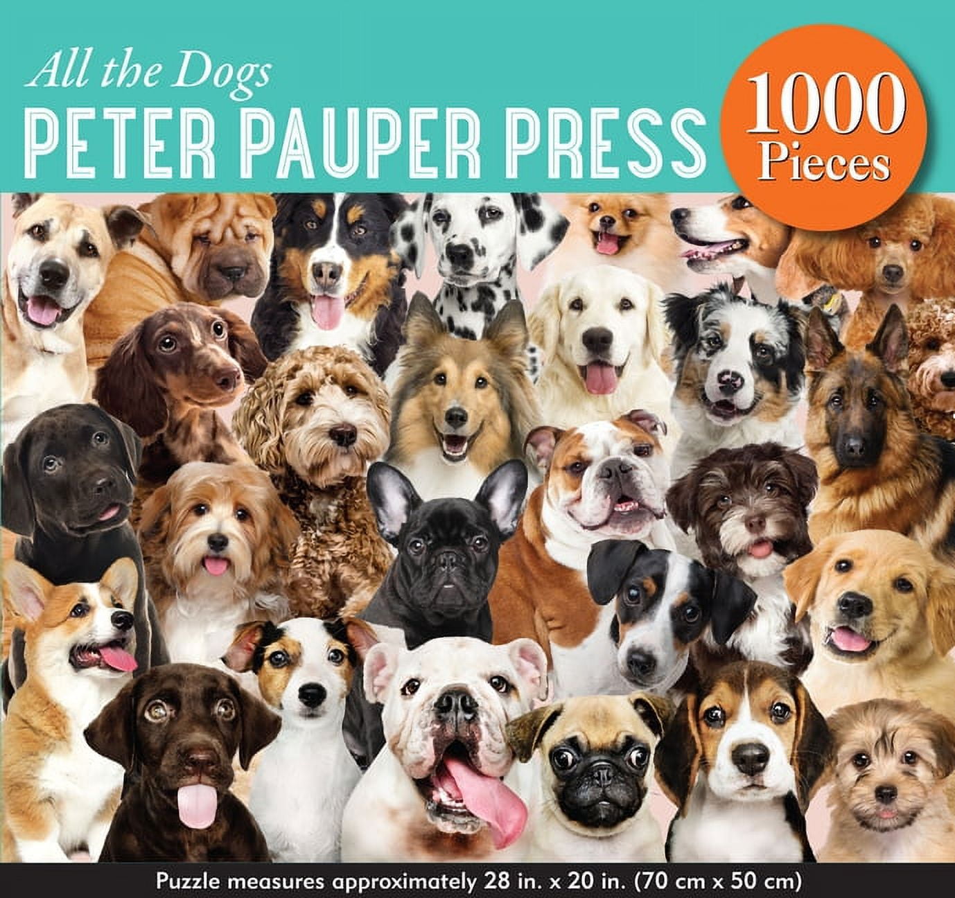 Peter Pauper Press All the Dogs 1000-Piece Jigsaw Puzzle - Walmart.com