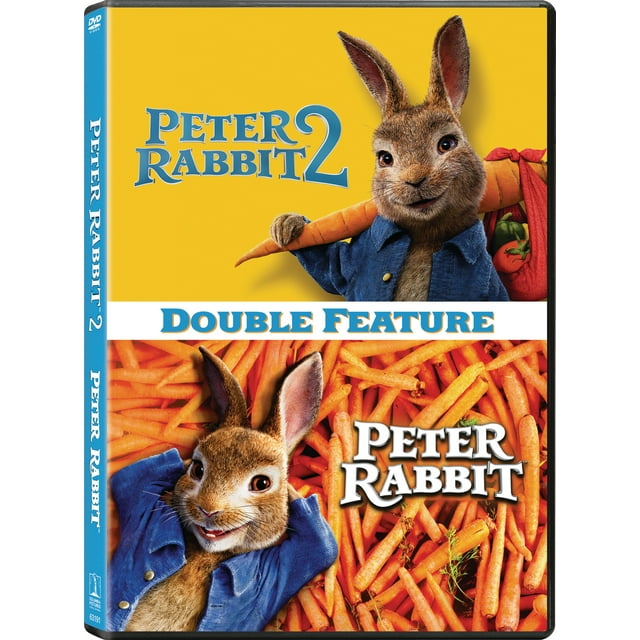 Peter Rabbit 1 & 2 - Kids Family Movie Double Feature (DVD) - Walmart.com