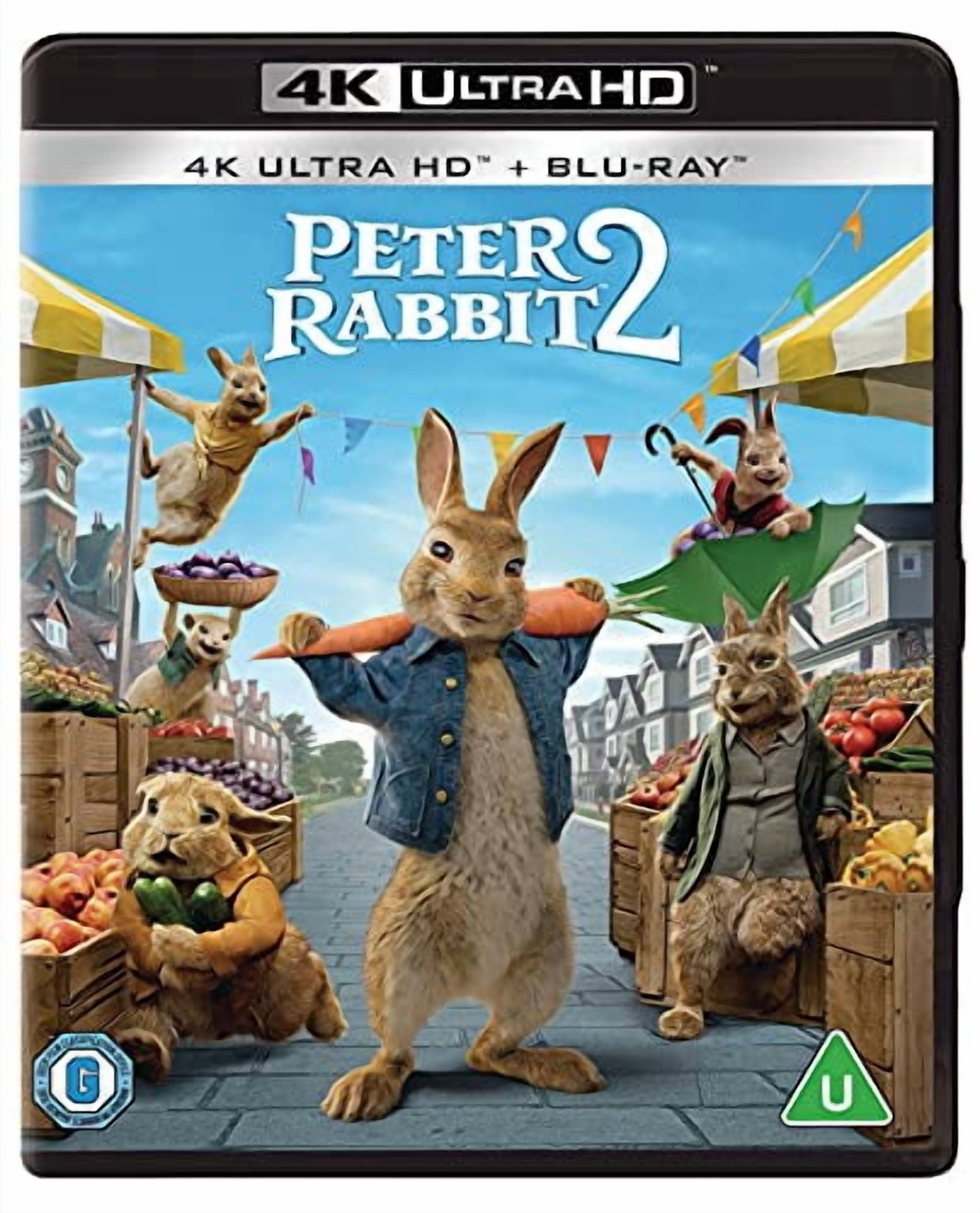Peter Rabbit 2 (2 DISCS - UHD and BD) (4K Ultra HD) Rose Byrne Domhnall ...