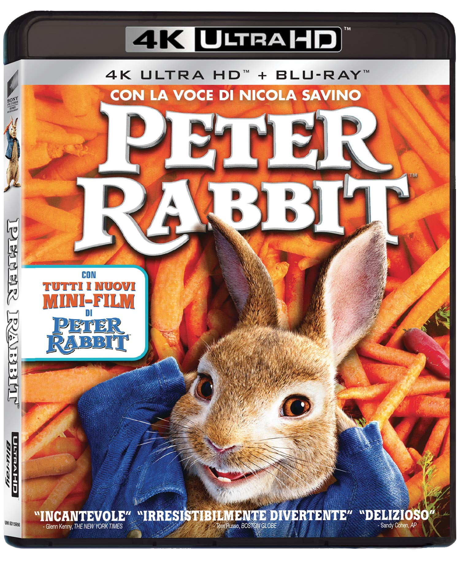 Peter Rabbit (4K Ultra-HD+Blu-Ray) (4K Ultra HD) Rose Byrne Domhnall ...