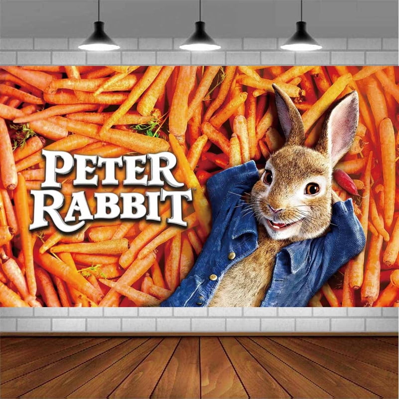 Peter Rabbit Backdrop Banner Party Supplies Poster Movie Theme ...