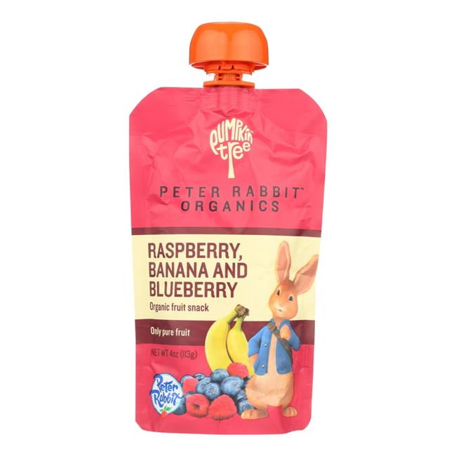 Peter Rabbit Banana Raspberry, And Blueberry 4 Oz. Toddler Snack ...