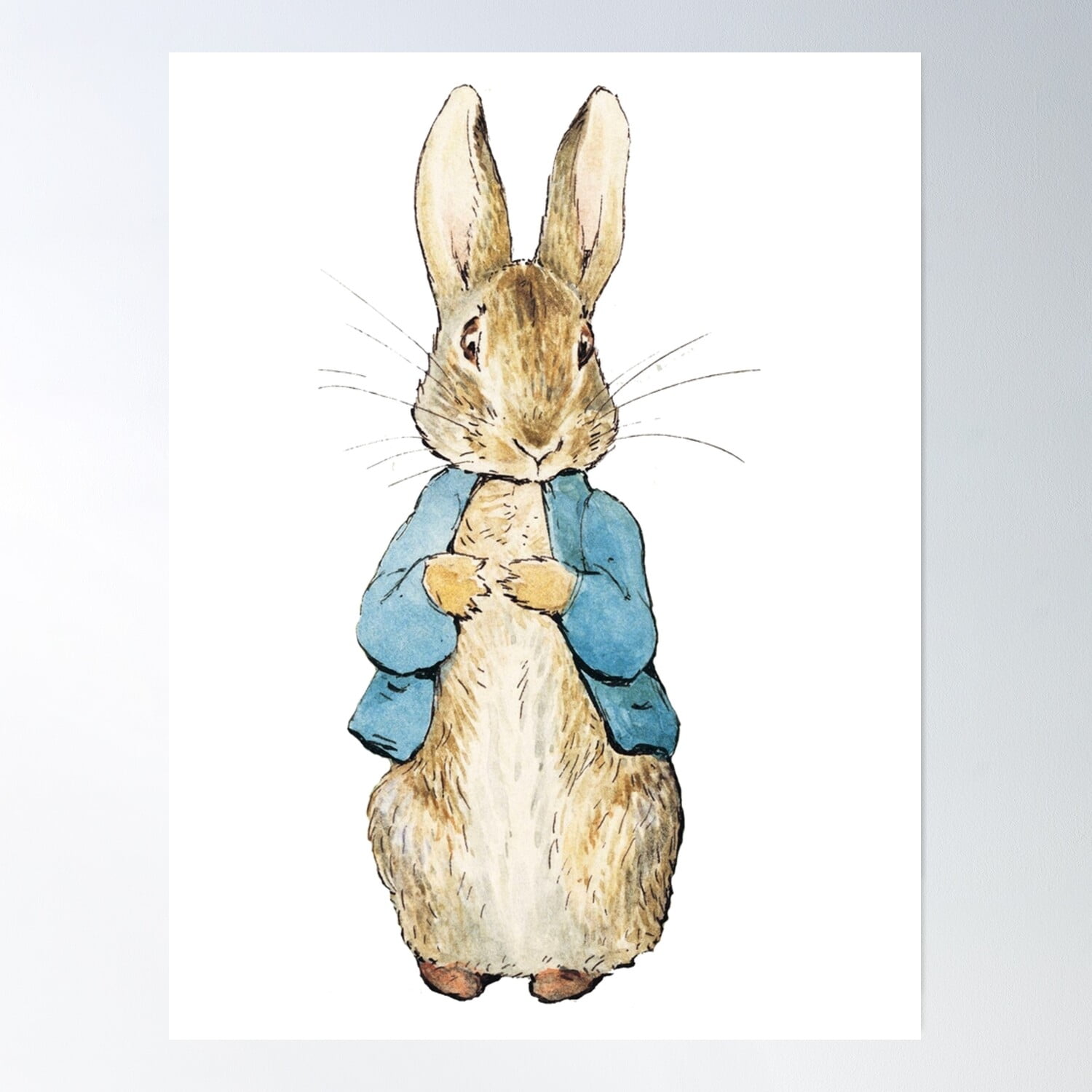 Peter Rabbit By Beatrix Potter - Vintage Art Poster Wall Art, Modern ...