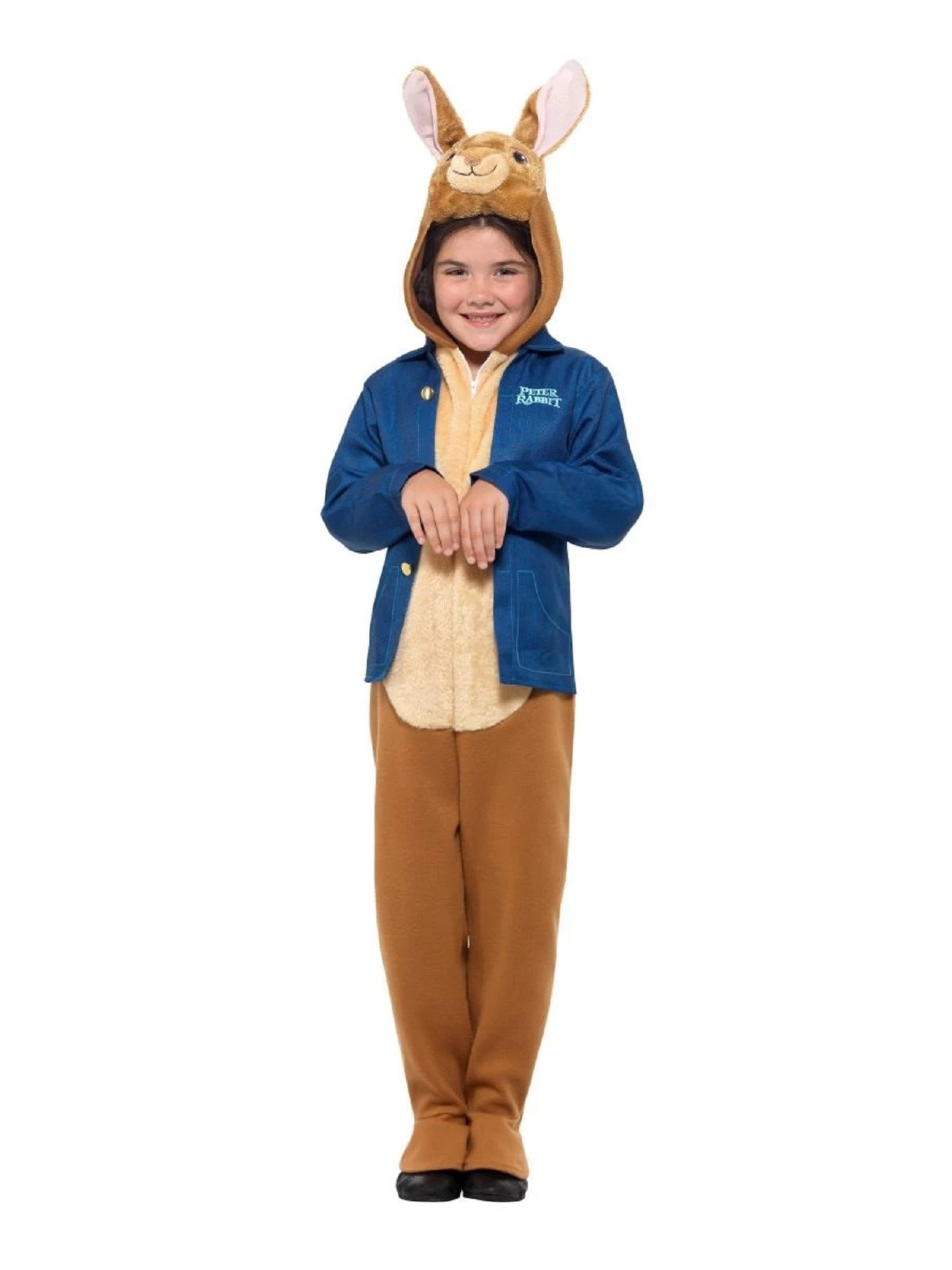 Peter Rabbit Deluxe Costume Kids Blue Boys Medium Male Fancy Dress ...