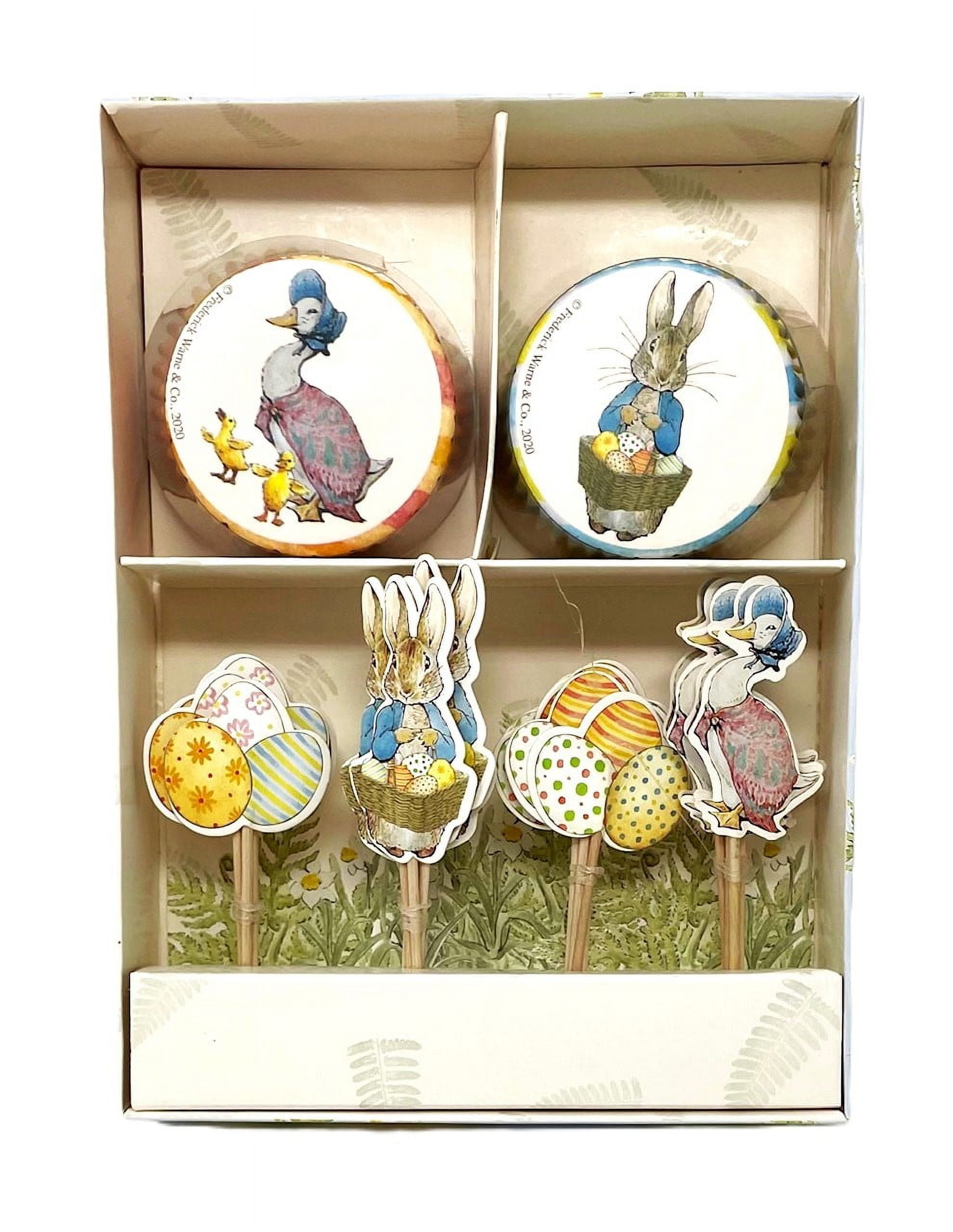 Peter Rabbit & Jemima Puddle Duck Easter Cupcake Liners Baking Cups ...