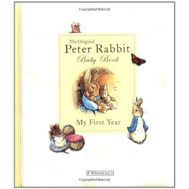Peter Rabbit: My First Year : Peter Rabbit Baby Book (Hardcover ...