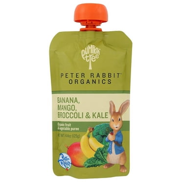 Pumpkin Tree Peter Rabbit Organics Pea, Spinach and Apple, 4.4 oz ...