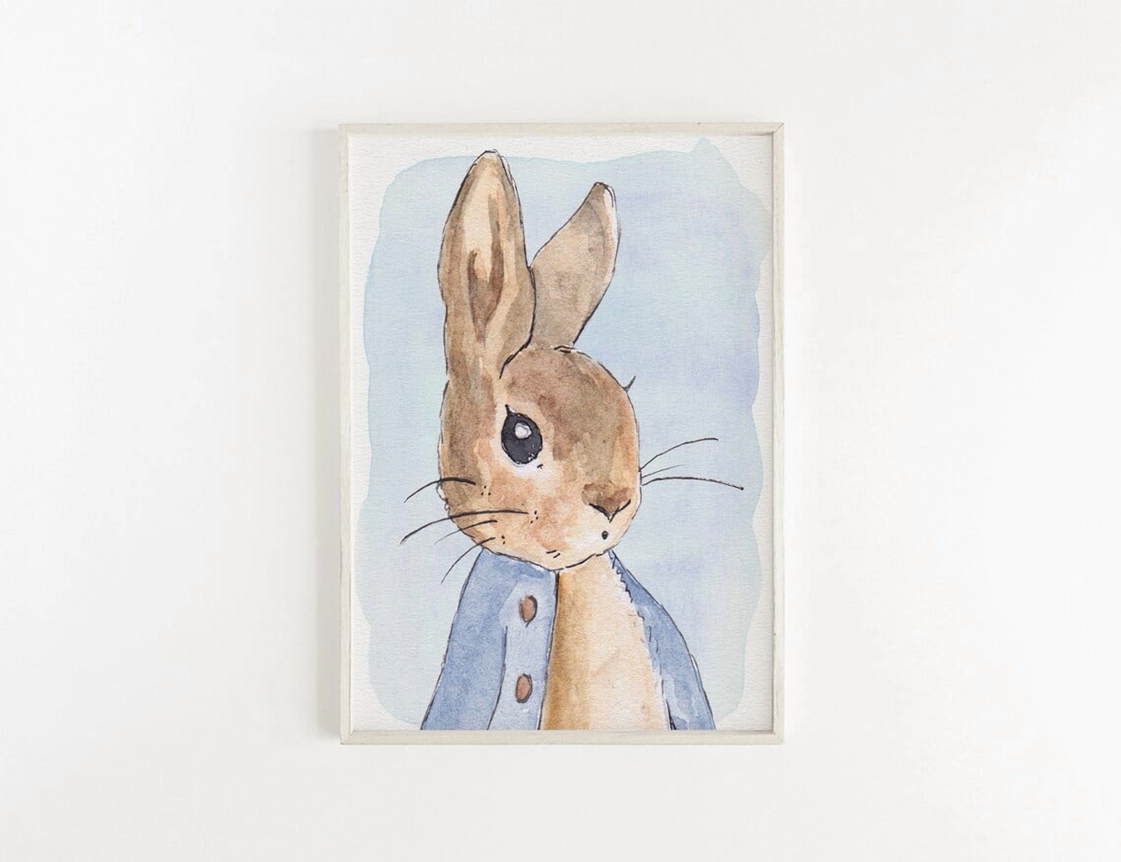 Peter Rabbit Print, Peter Rabbit Art, Nursery Decor, Nursery Wall Art ...