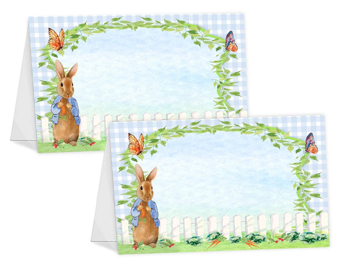 Peter Rabbit Table Tents - 12 Peter Rabbit Buffet Cards - Peter Rabbit ...