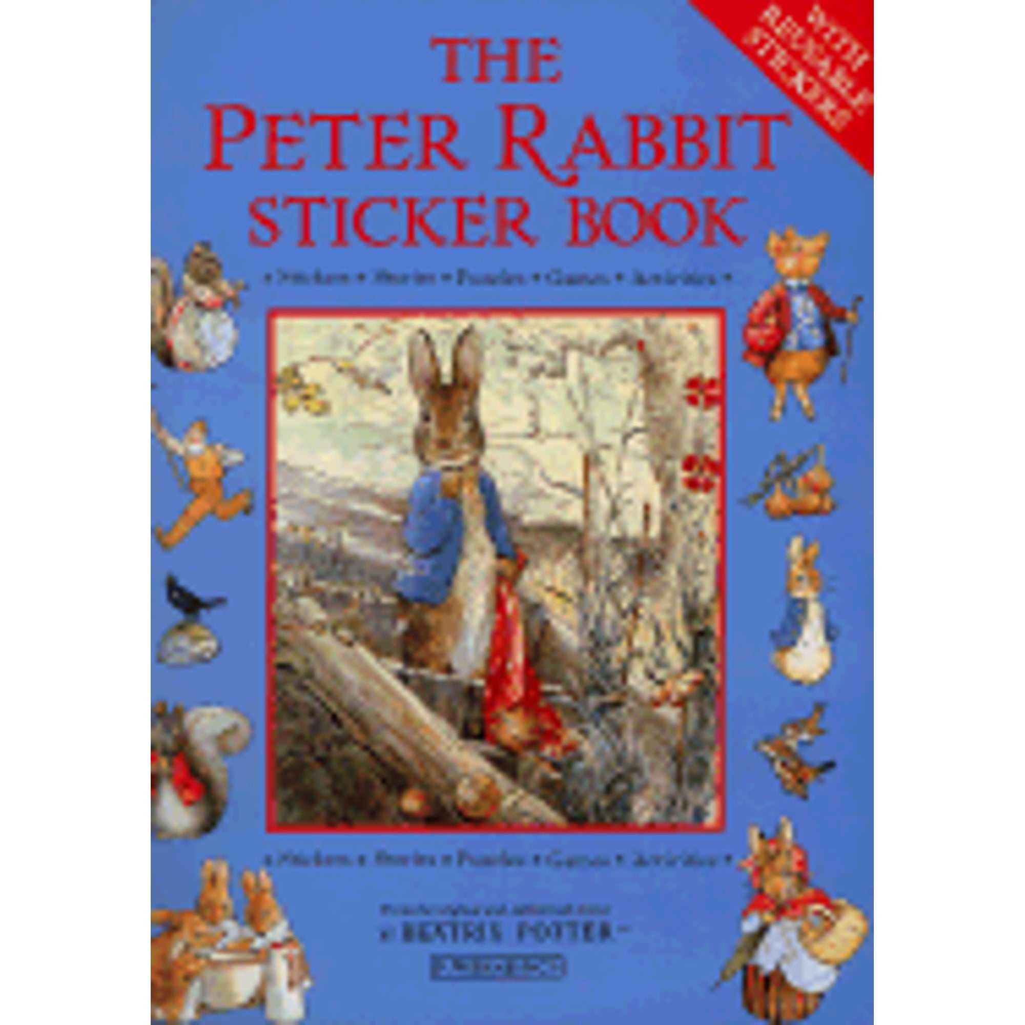 Pre-Owned The Peter Rabbit Sticker Book: Stickers, Stories, Puzzles ...