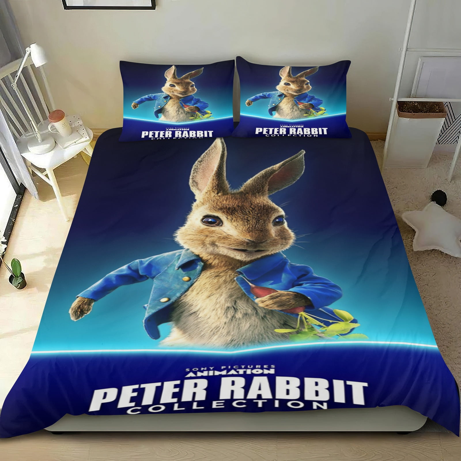 Peter Rabbit thin bedding set has an iconic print, Perfect for fans, it ...