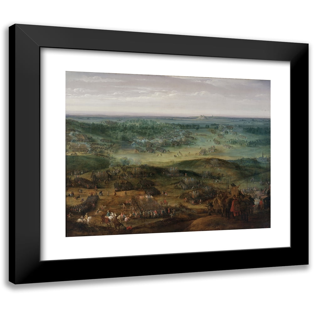 Peter Snayers 14x12 Black Modern Framed Museum Art Print Titled - The ...