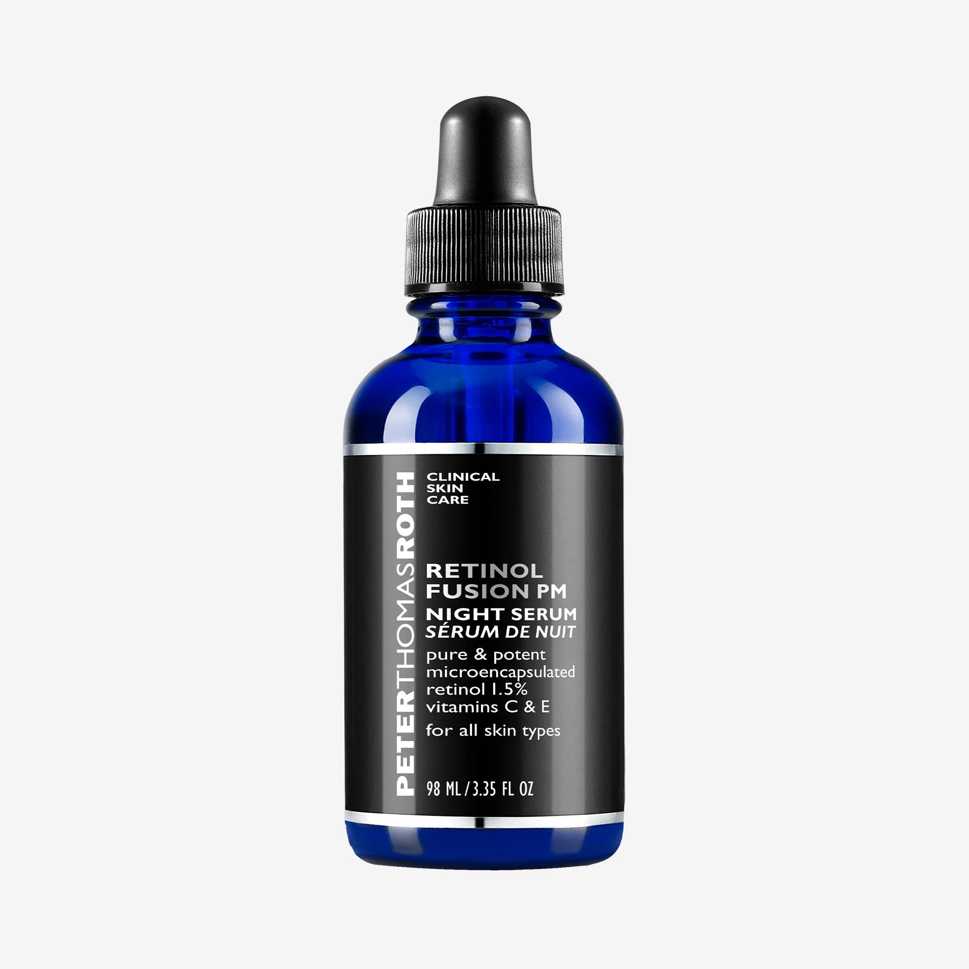 Peter Thomas Roth Retinol Fusion PM Night Serum 3.35 fl oz Anti-Aging ...