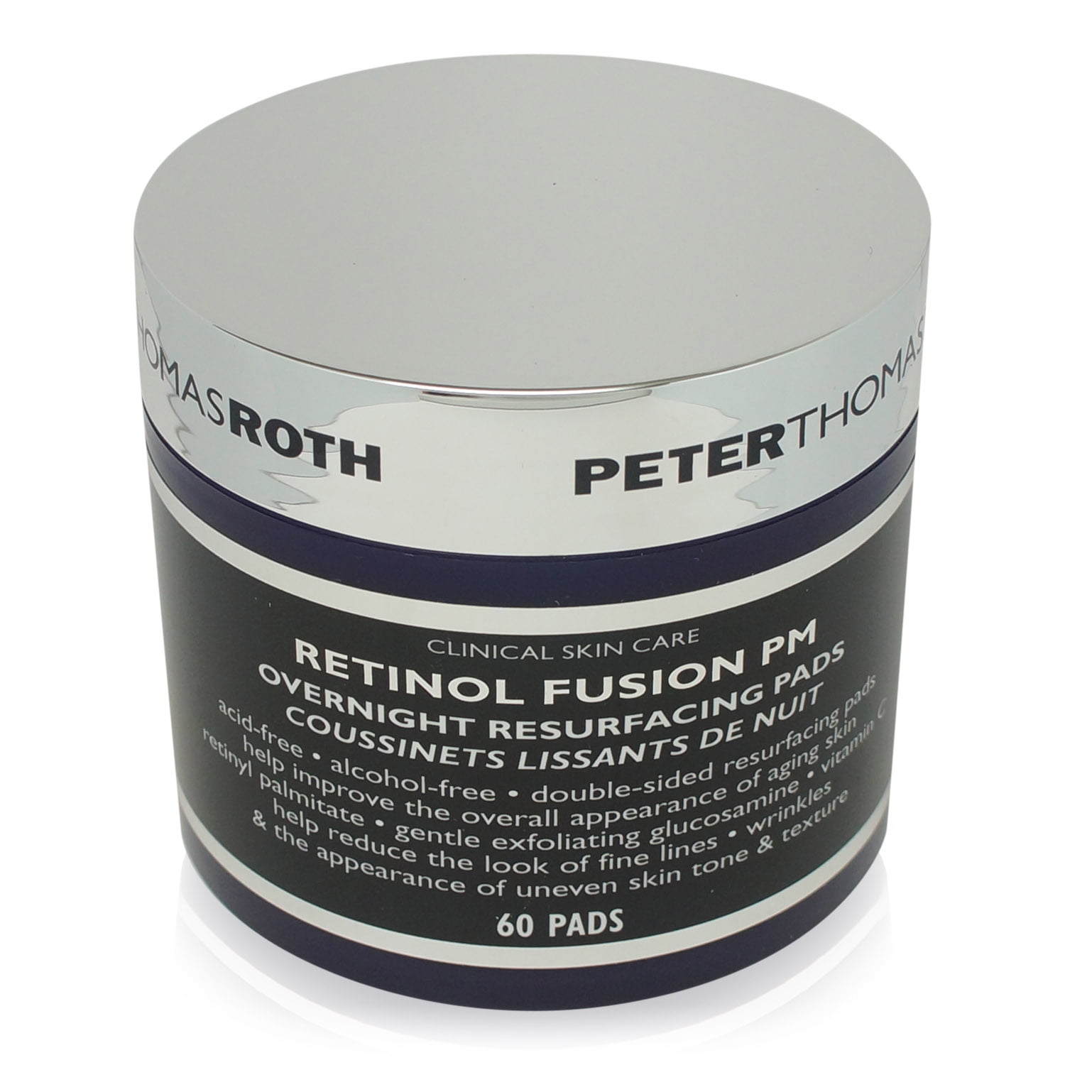 Peter Thomas Roth Retinol Fusion PM Overnight Resurfacing Pads (60 Pads ...