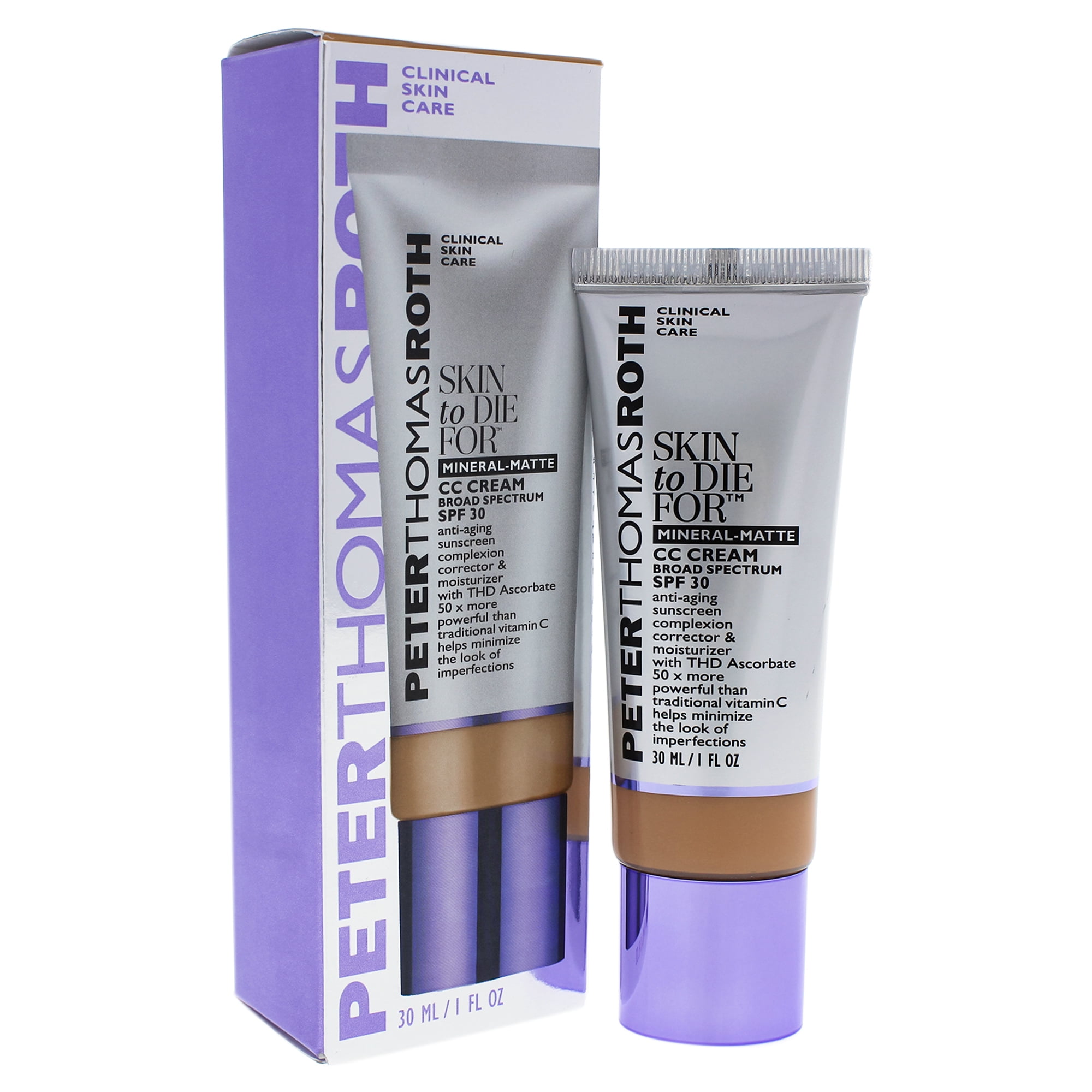 Peter Thomas Roth Skin To Die for Mineral Skin Perfecting CC Cream Tan ...