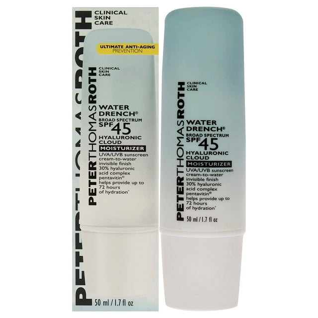 Peter Thomas Roth Water Drench Broad Spectrum UVA / UVB SPF 45 ...