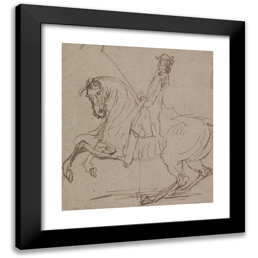 Peter Tillemans 12x13 Black Modern Framed Museum Art Print Titled - A ...