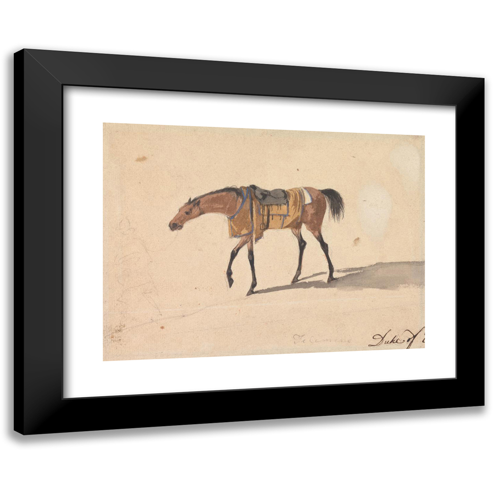 Peter Tillemans 18x14 Black Modern Framed Museum Art Print Titled - A ...
