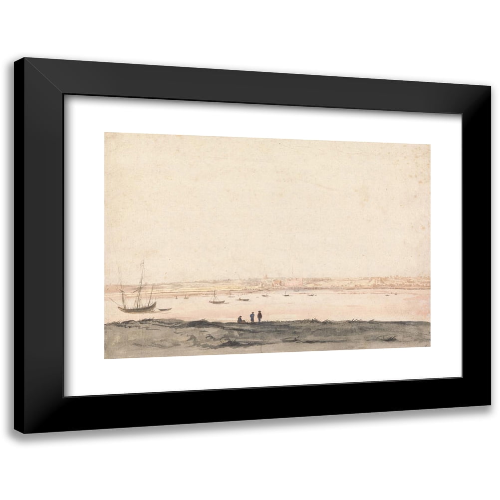 Peter Tillemans 18x14 Black Modern Framed Museum Art Print Titled ...