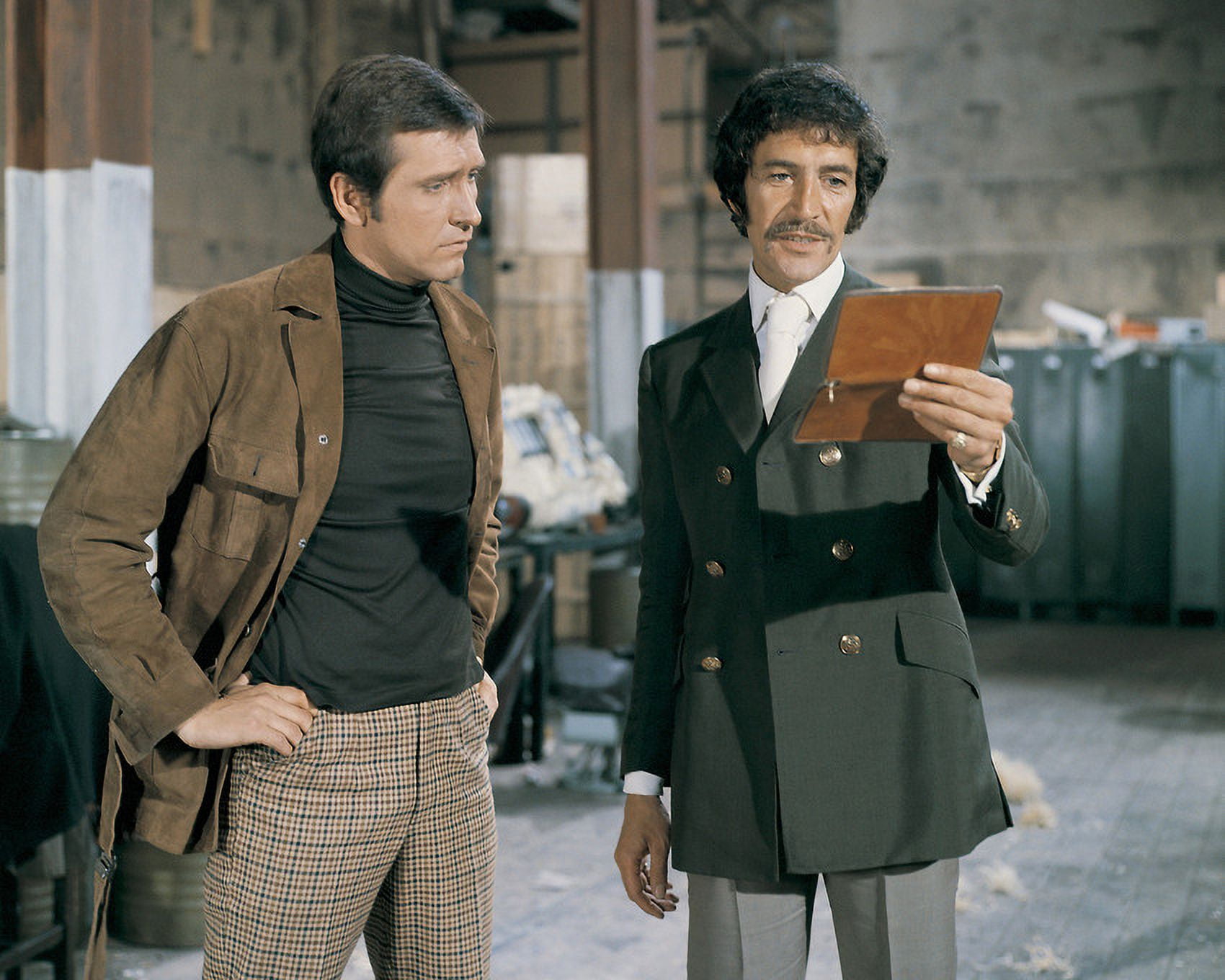 Peter Wyngarde And Joel Fabiani In Department S Jason King Series 24X36 ...
