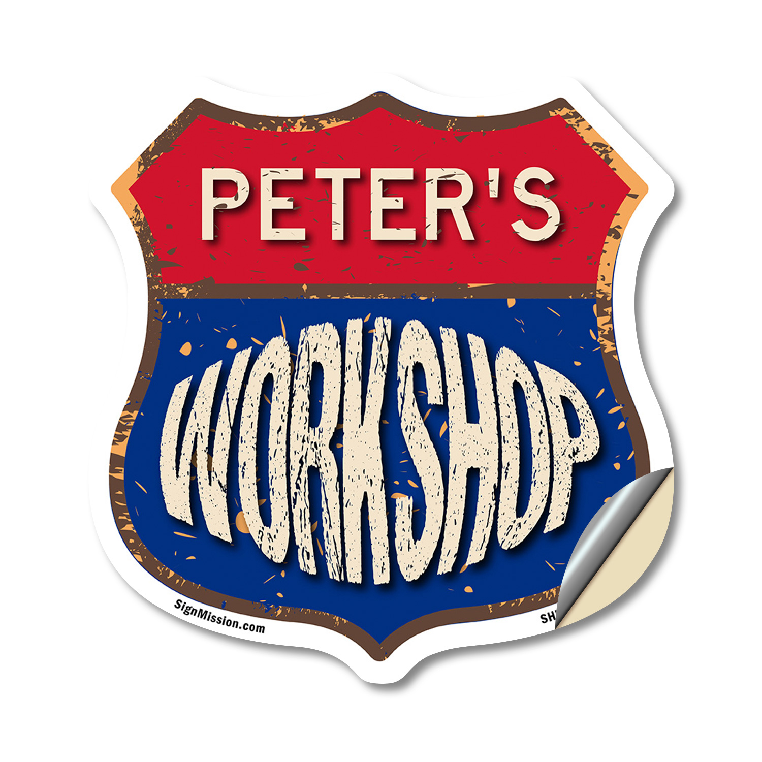 Peter's Workshop 12 inch X 12 inch Shield Shaped Heavy Duty 3.2 mil ...