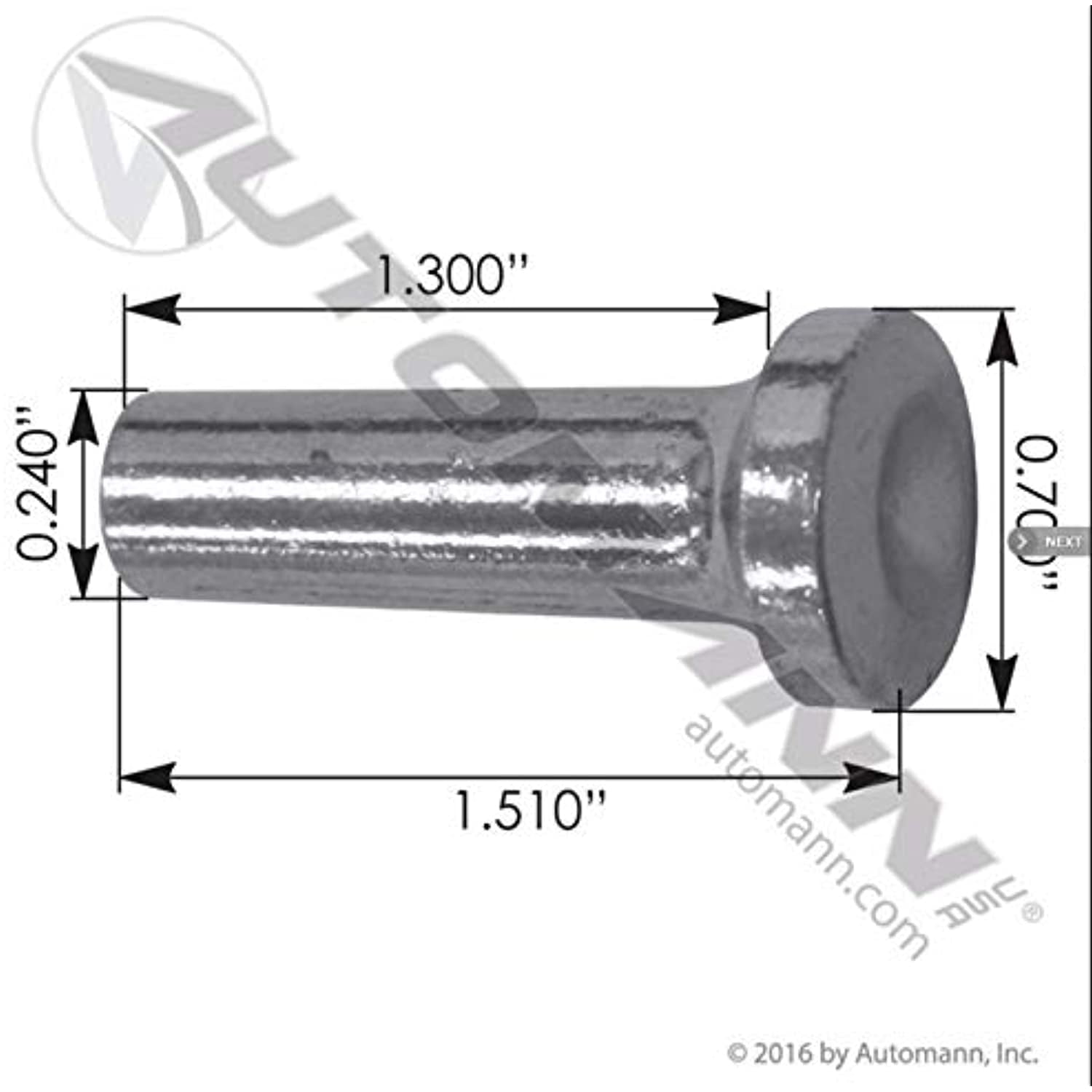 Peterbilt 1.3" Door Lock Button 2008298/20-08298 - Walmart.com
