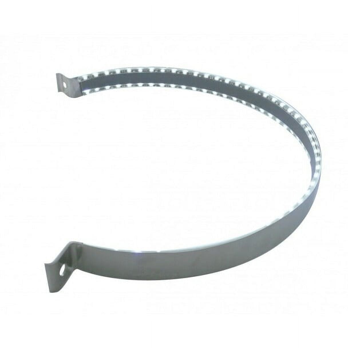 Peterbilt 15" Stainless Steel LED Air Cleaner Strap Kit - Walmart.com