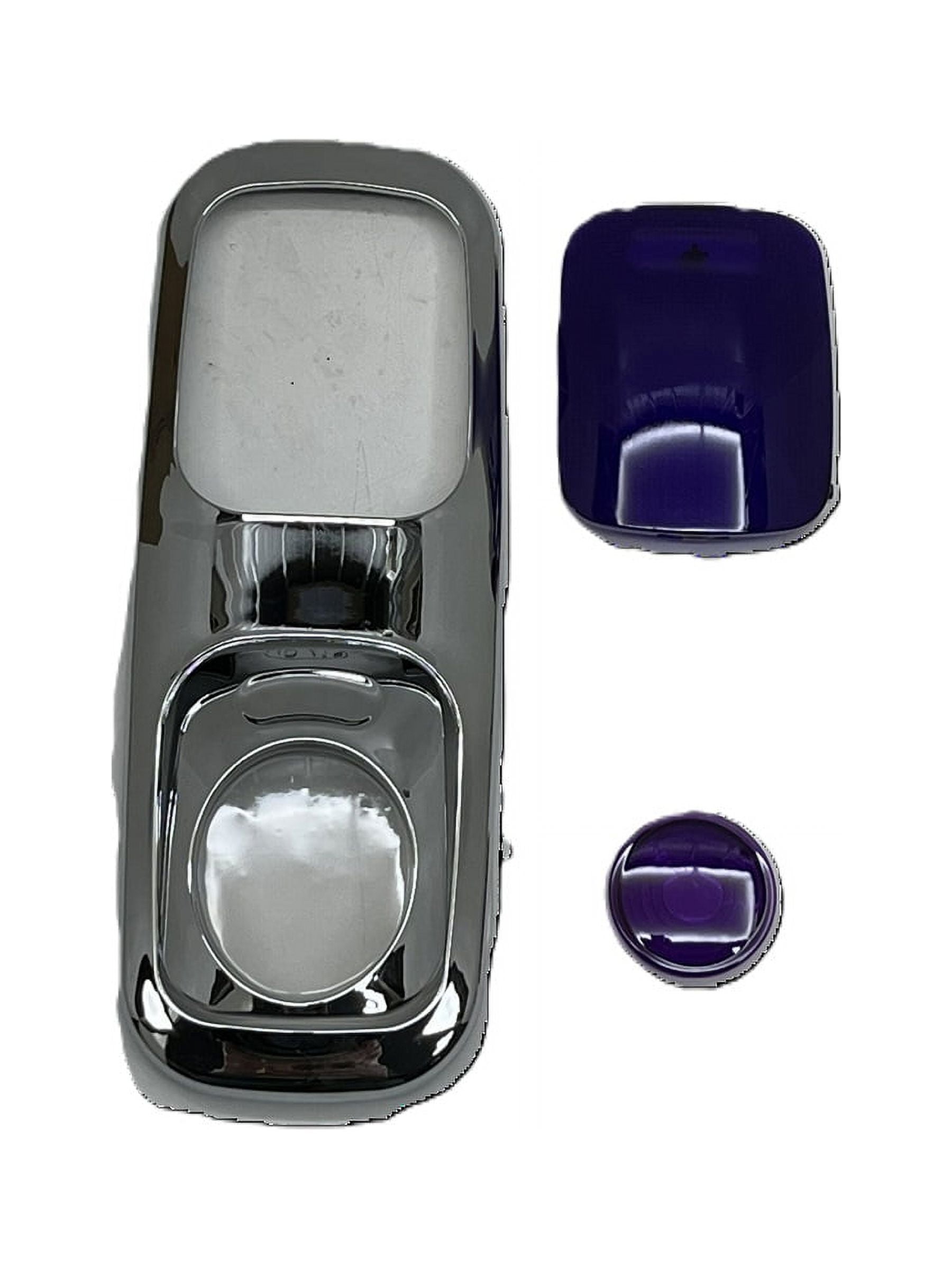 Peterbilt 2006+ Dome and Map Light Kit. W/Chrome Plastic Dome Cover ...