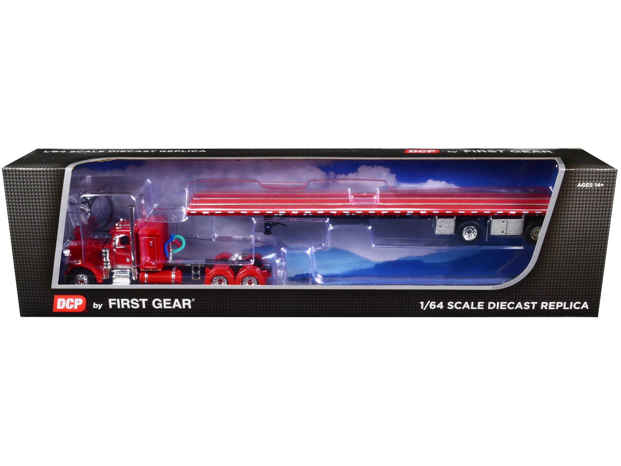 Peterbilt 359 36" Flat Top Sleeper and Wilson Roadbrute Spread-Axle ...