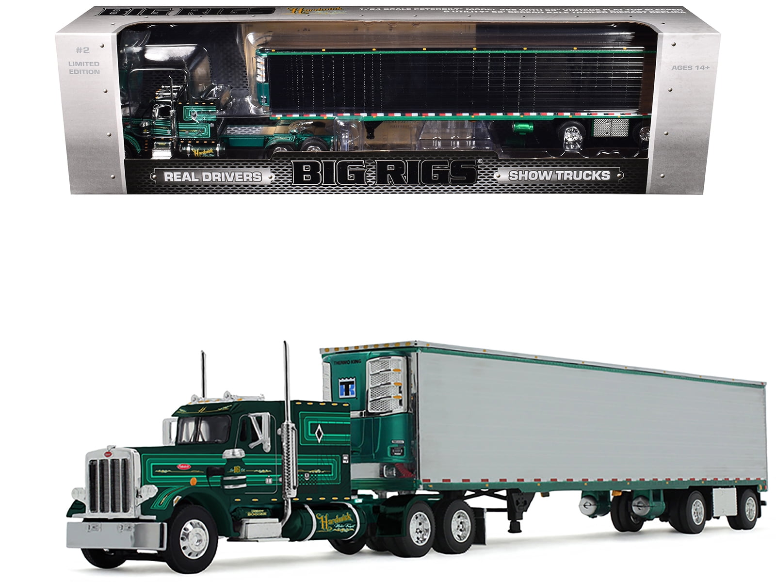 Peterbilt 359 with 60" Vintage Sleeper and 53' Utility Trailer with ...