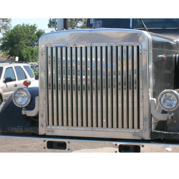 Peterbilt 379 Long Hood Grill with 17 Vertical Bars - Walmart.com