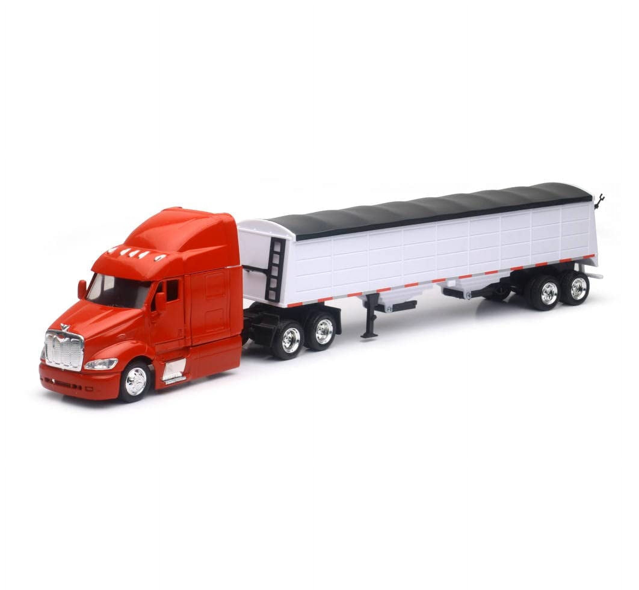 NewRay Peterbilt 387 Grain Hauler, 1:43 Scale, 18 inches, Red - Walmart.com