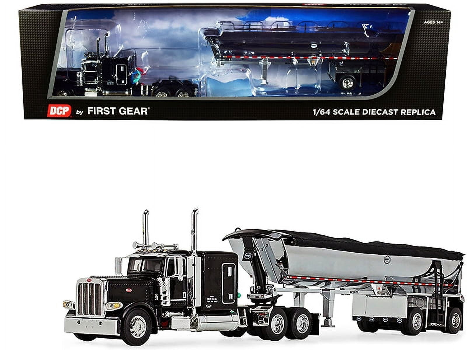Peterbilt 389 with 63 Flattop Sleeper Cab and MAC Half Round End Dump ...
