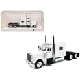 Peterbilt 389 Truck Tractor with Sleeper Cab White 1/87 (HO) Scale ...