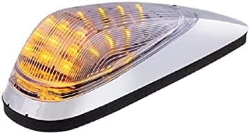 Peterbilt/Fits Kenworth 19 LED Grakon 2000 Cab Light - Amber LED/Clear ...