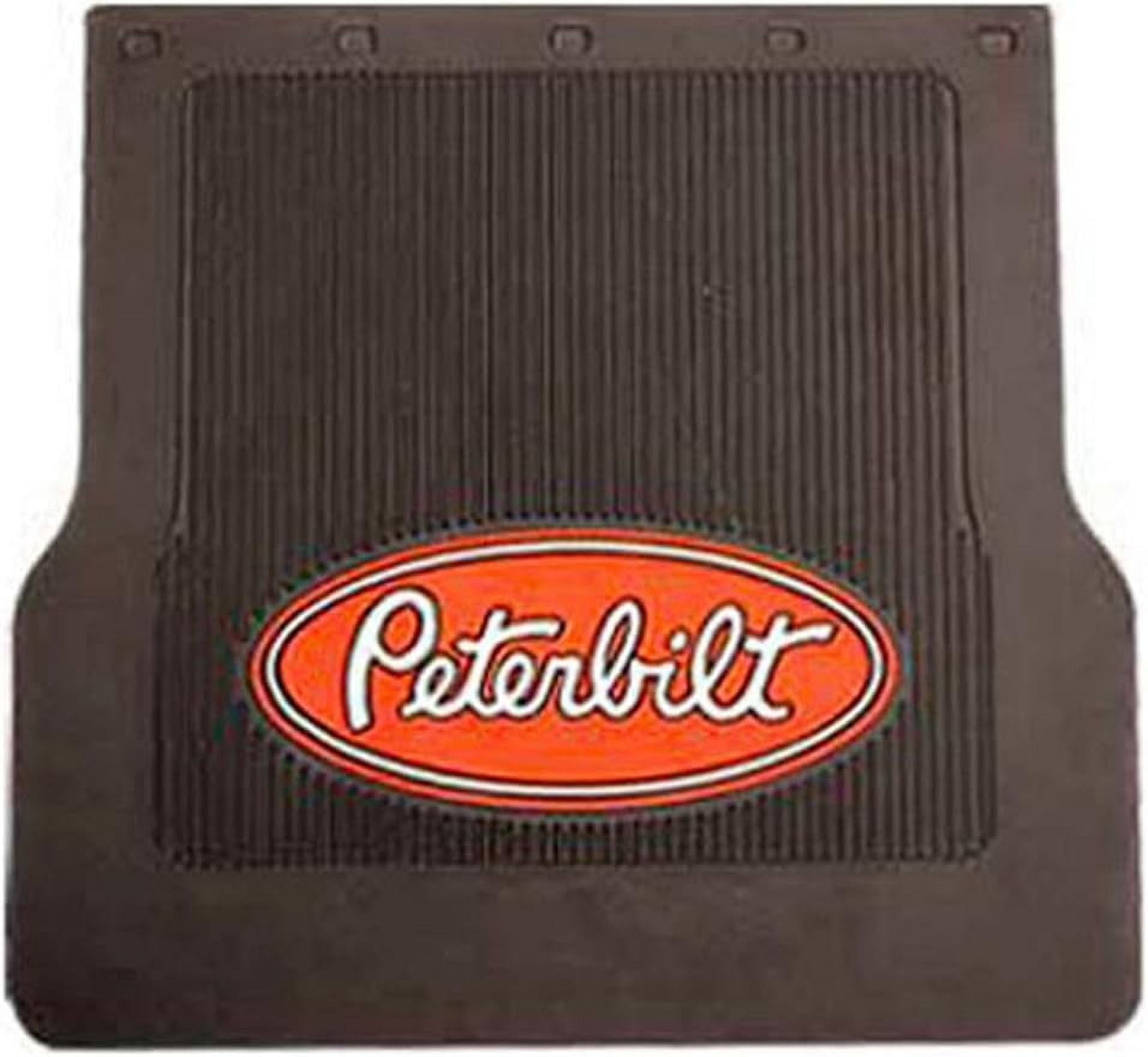 Peterbilt Motors 16" x 18" x 17" Heavy Duty Rubber Semi Truck Mud Flaps ...